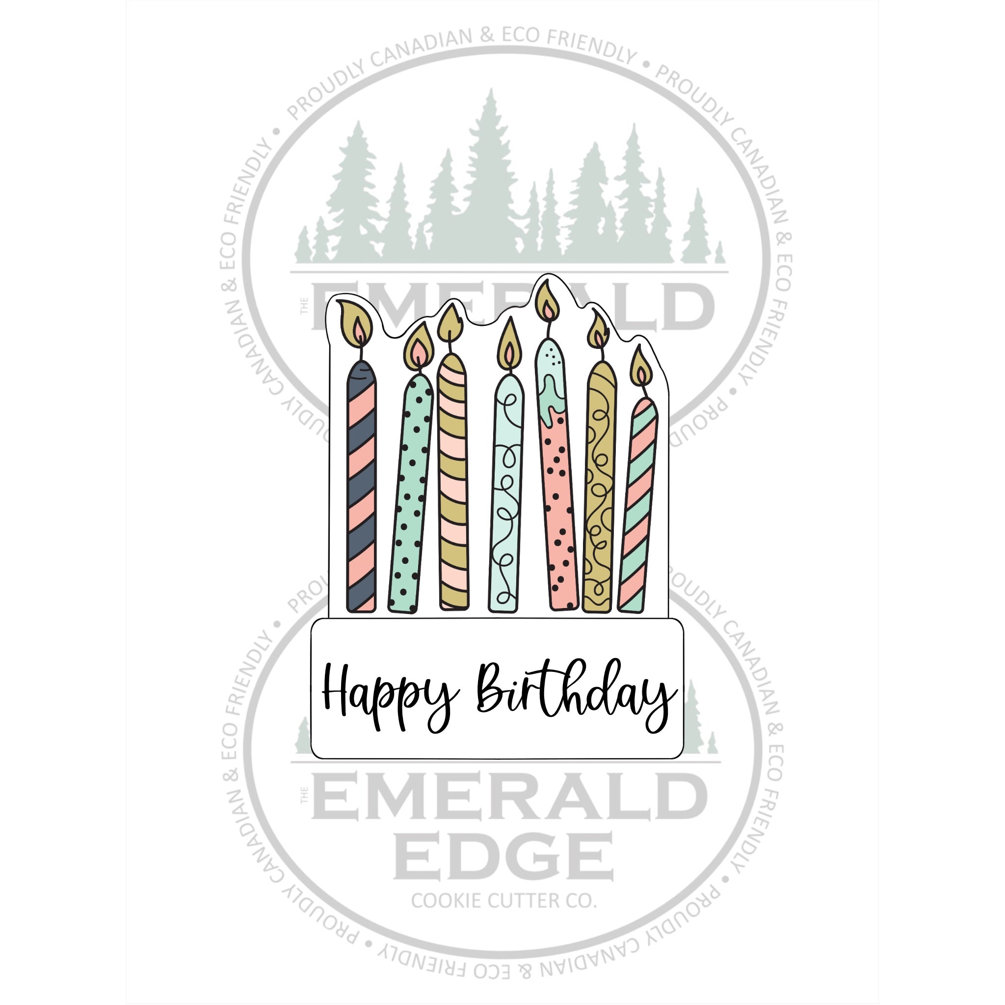 Candle Plaque – The Emerald Edge Cookie Cutter Co.